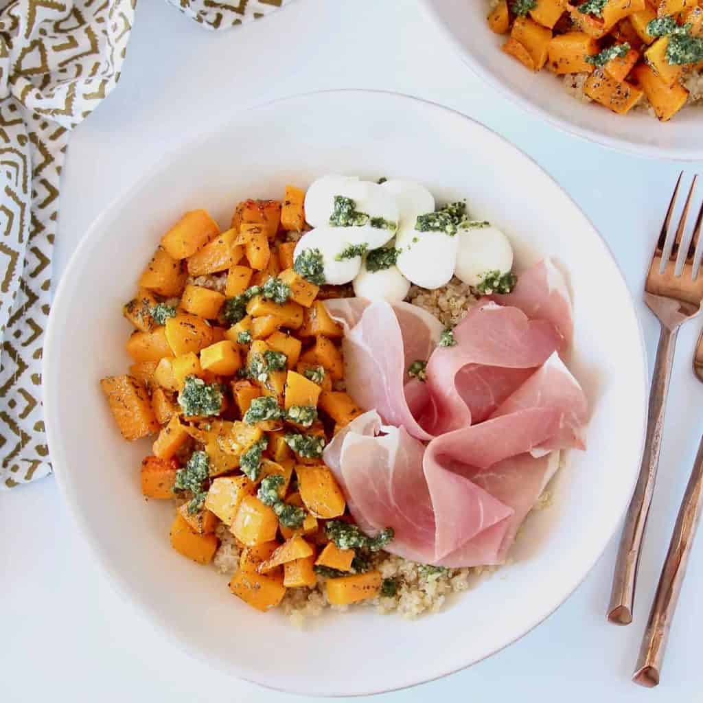 Italian Roasted Butternut Squash Bowl - Bowls Are The New Plates