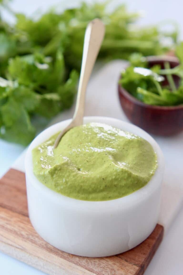 Zhoug Sauce (Spicy Cilantro Sauce) | Bowls Are The New Plates